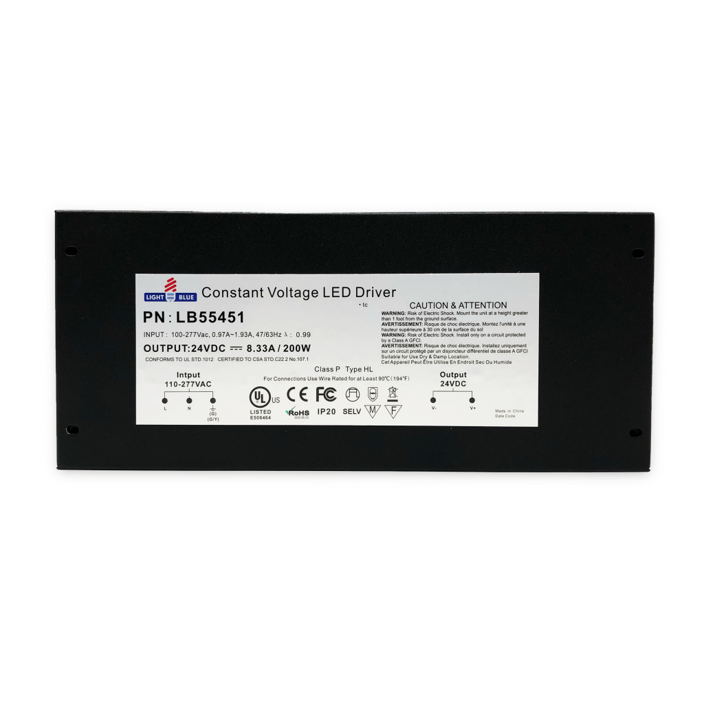 200W LED DRIVER – Light Blue USA